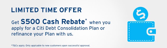 Debt Consolidation Plan Citibank Singapore